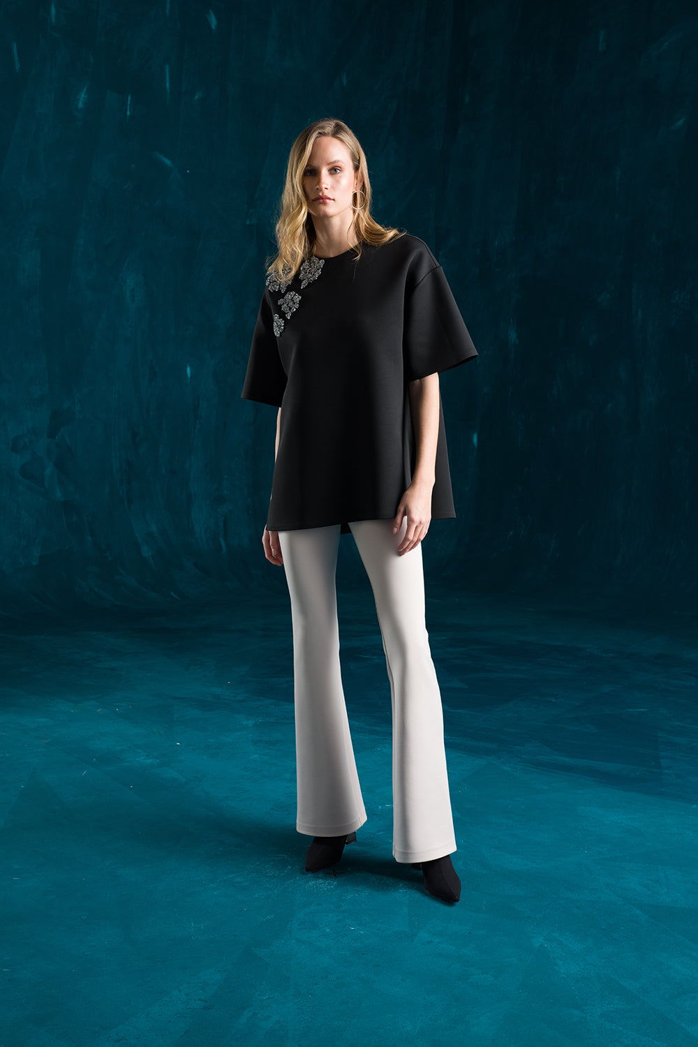 Fancy Basic Siyah T-shirt – Smarana Atelier